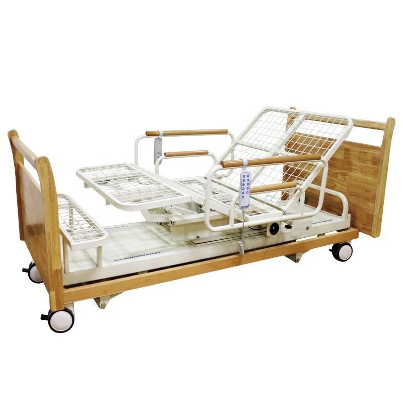 Hospital Adjustable Auto Patient Turning Bed Home Care Rotating ...